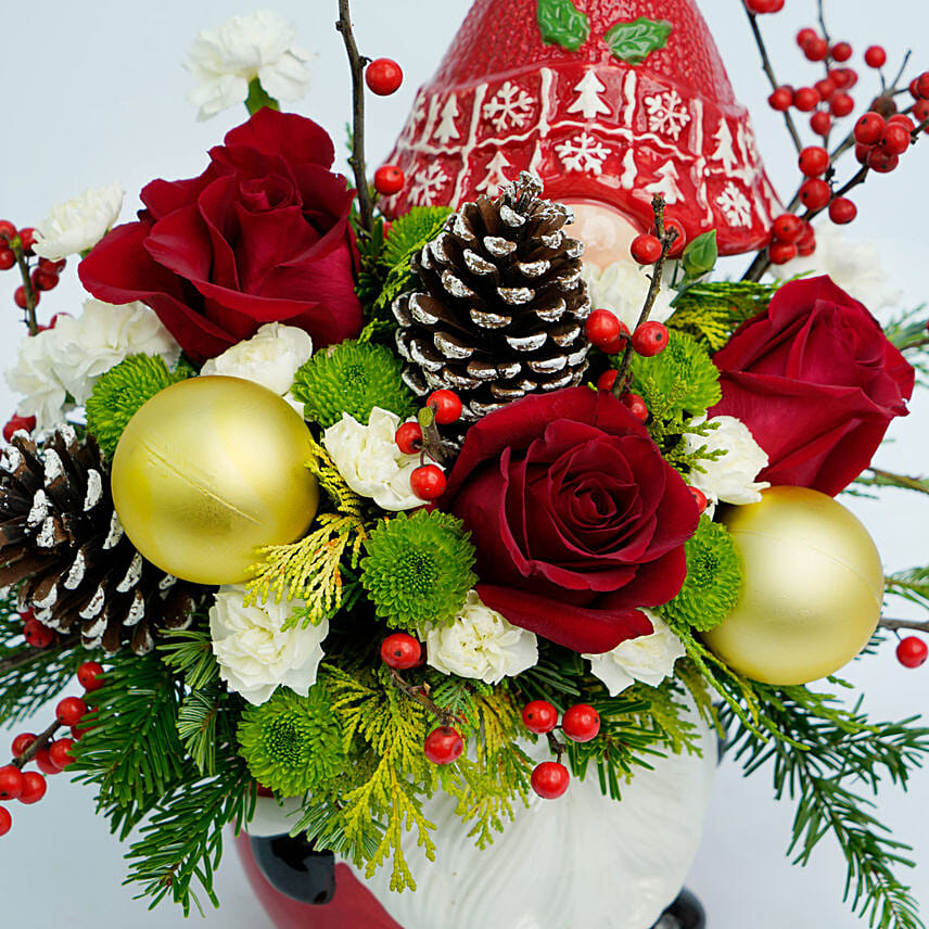 أون لاين Christmas With Santa Flowers توصيل هدايا في UAE - FNP