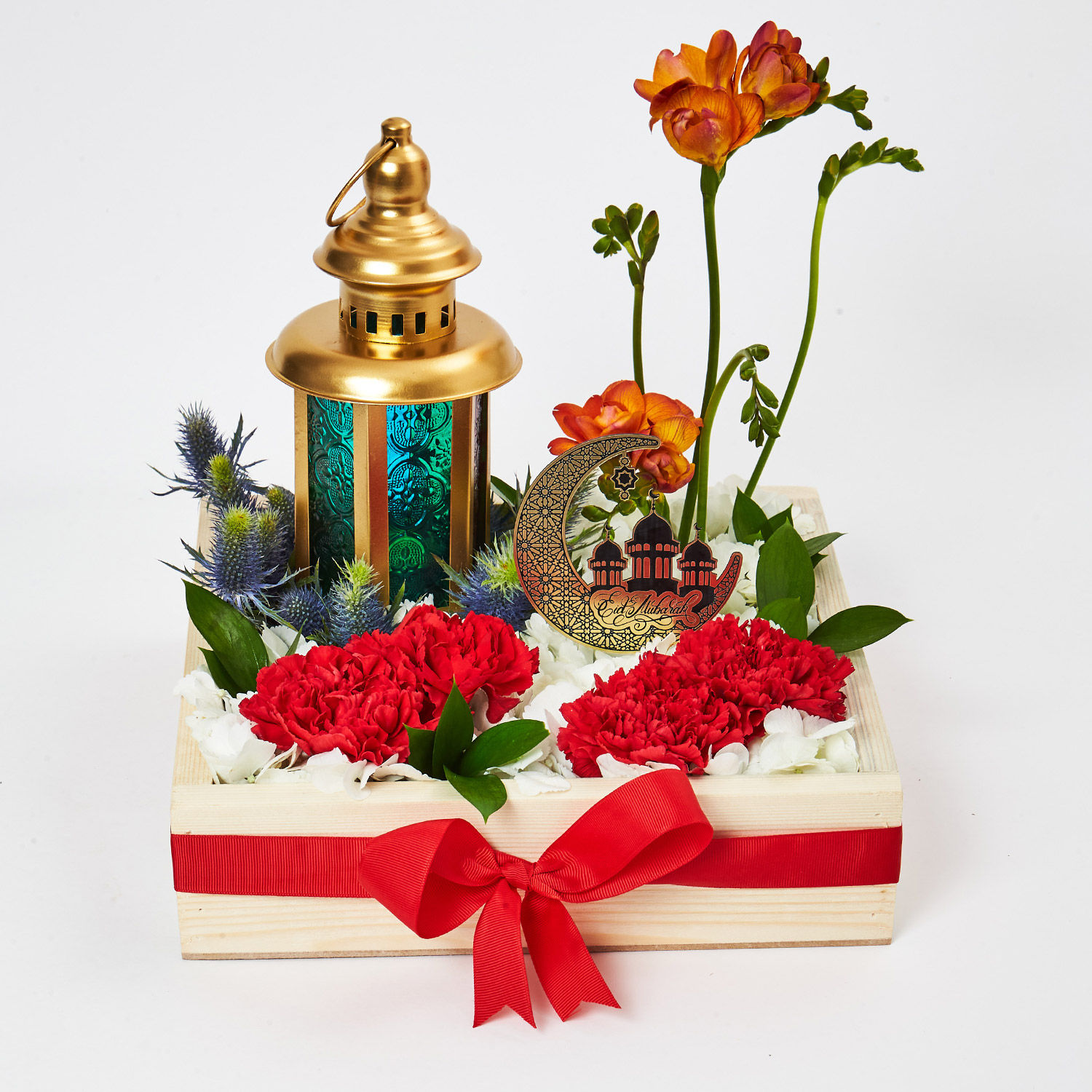 Online Eid Mubarak Flowery Arrangement Gift Delivery in UAE - FNP