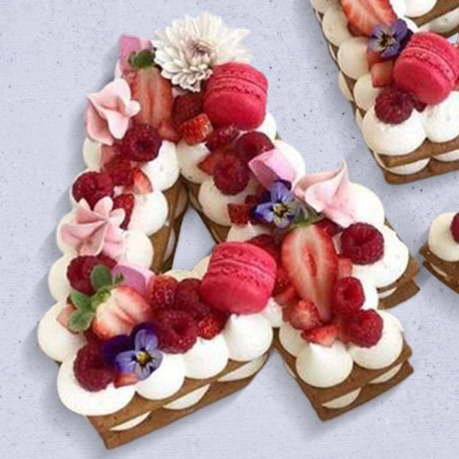 Online Number 45 Designer Vanilla Cake Gift Delivery in UAE - Ferns N ...