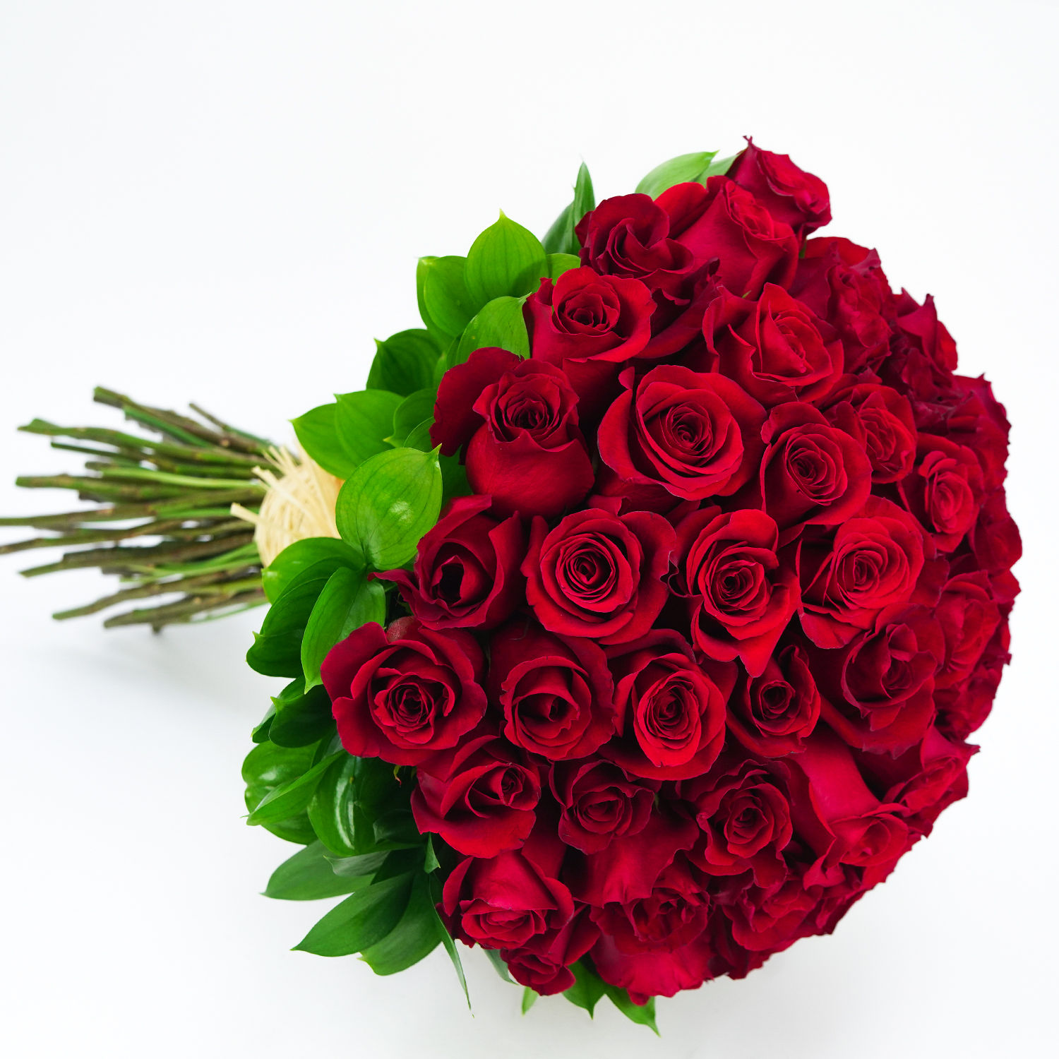 Online 50 Red Roses Posy Gift Delivery in UAE - FNP